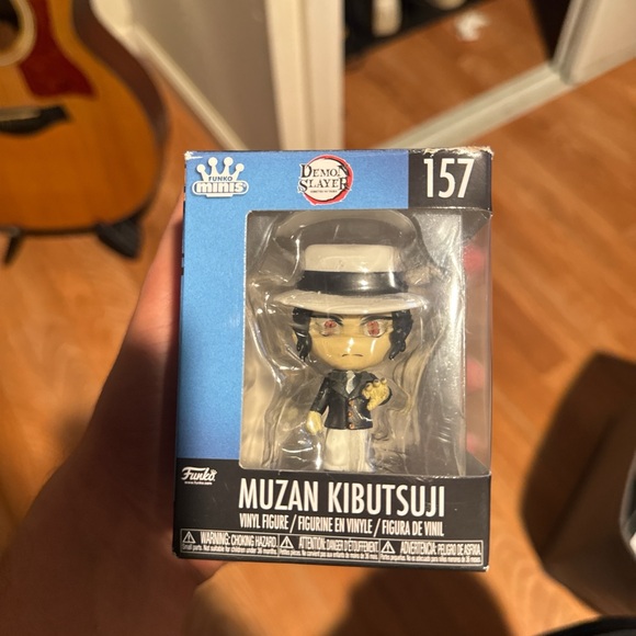 Funko | Toys | Funko Minis Muzan Kibutsuji Vinyl Figure Black White And ...